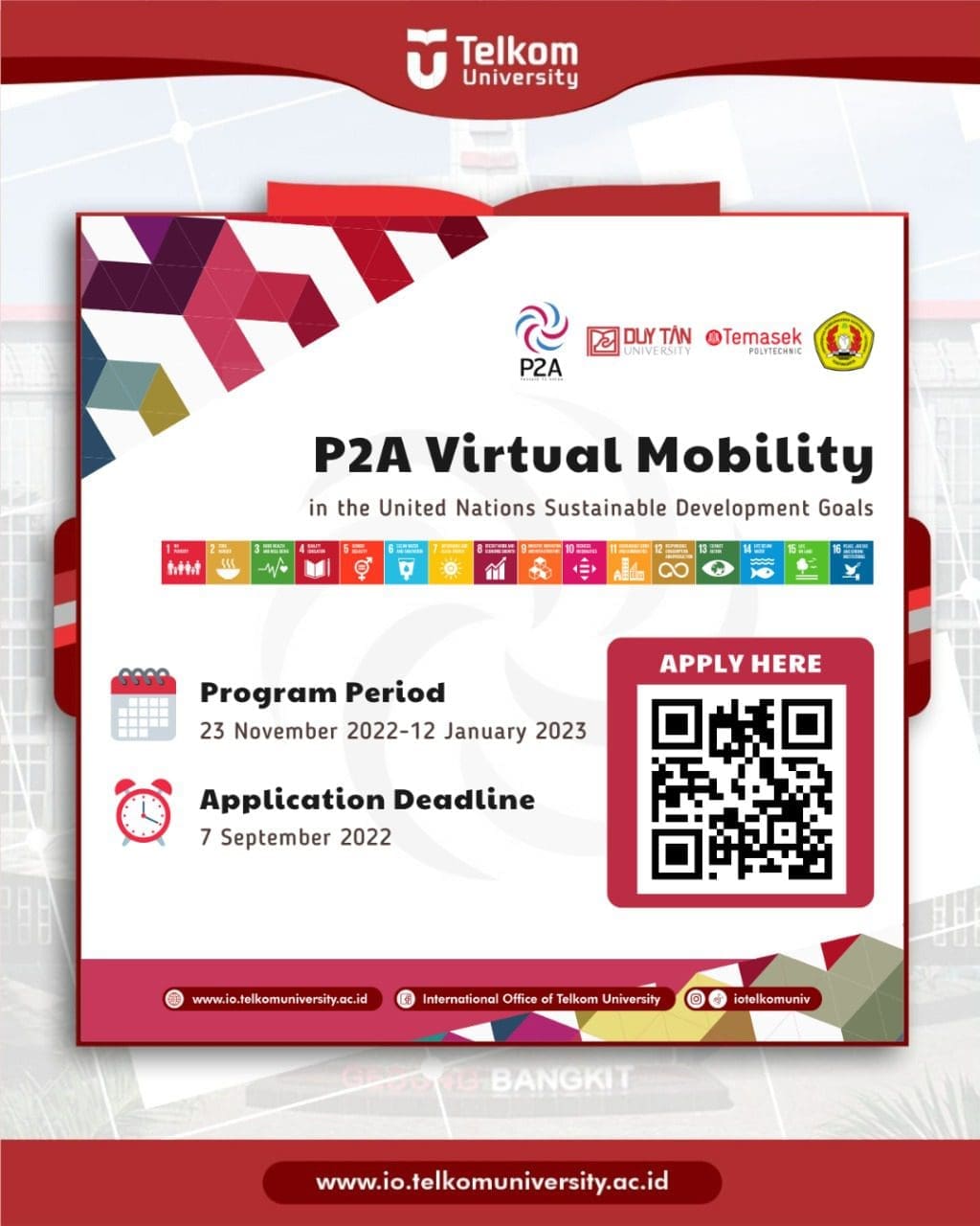 P2A Virtual Mobility in the United Nations - Telkom University