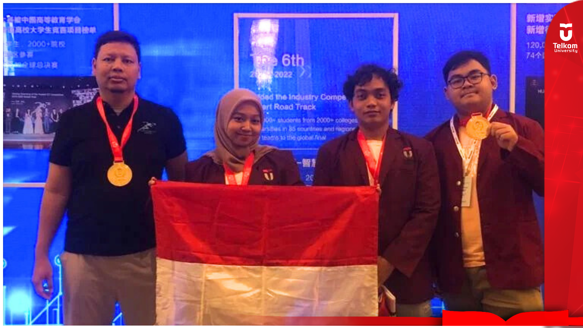 Tel-U Raih Juara Ketiga pada Huawei ICT Competition 2022 - 2023 - Telkom University