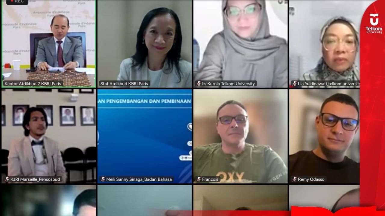 Program BIPA Kolaborasi Dengan KBRI Prancis - Telkom University