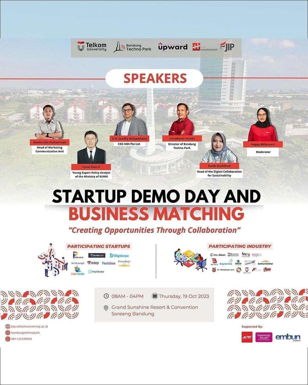 Startup Demo Day & Business Matching - Telkom University