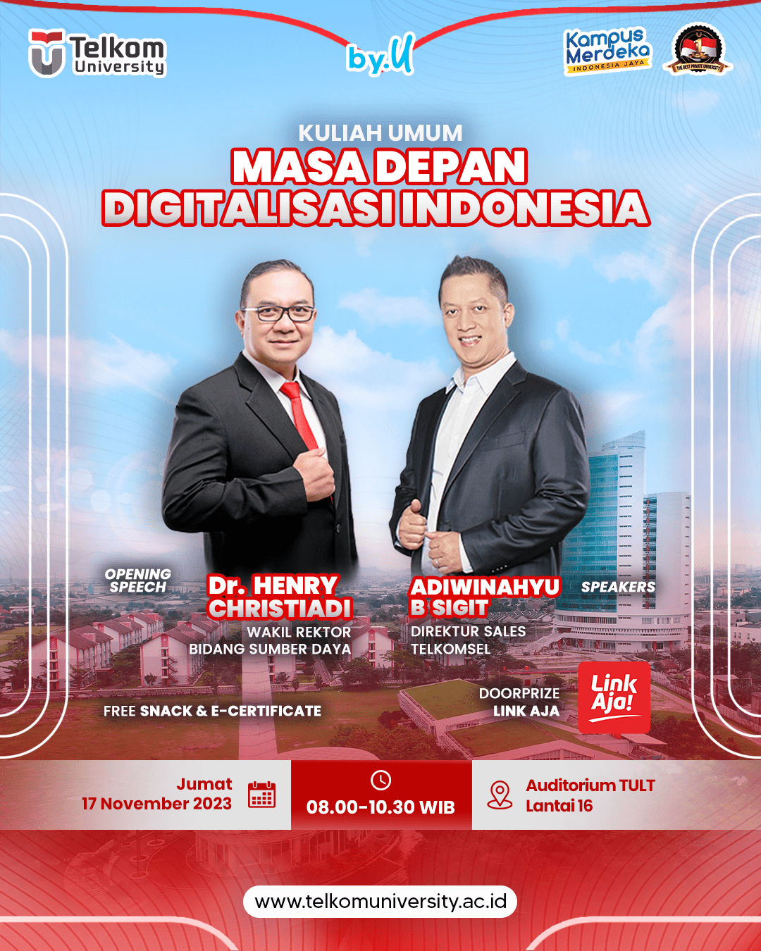 Kuliah Umum Masa Depan Digitalisasi Indonesia - Telkom University