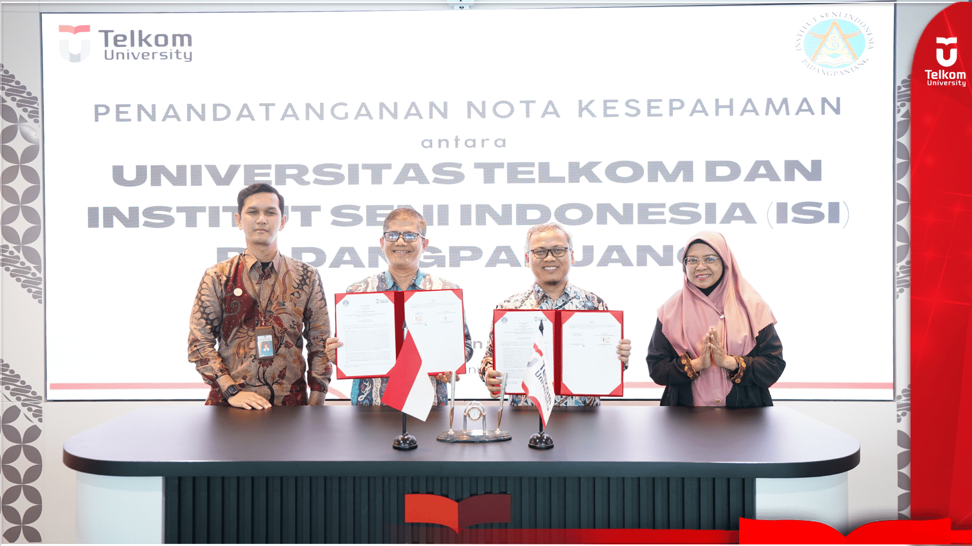 MoU Tel-U dan ISI Padang Panjang, Menjalin Kolaborasi di Bidang Seni ...