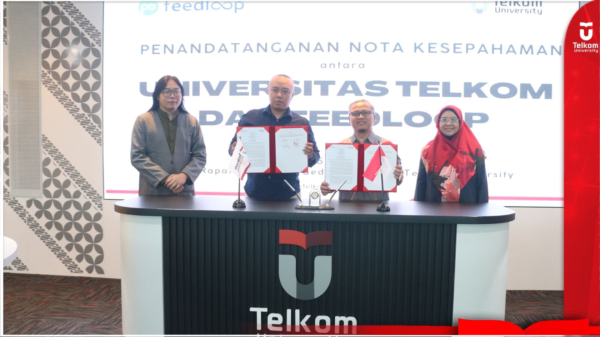 Tel-U dan Feedloop Kolaborasi di Bidang AI - Telkom University