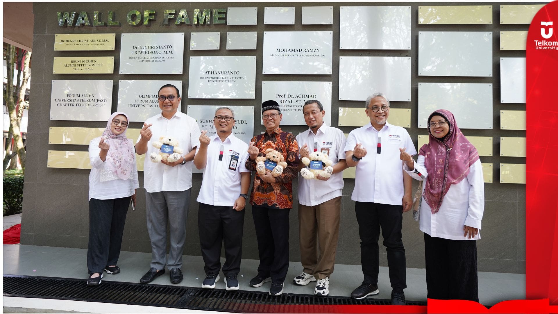Tel-U Resmikan Wall of Fame: Inspirasi dan Apresiasi bagi Donor ...