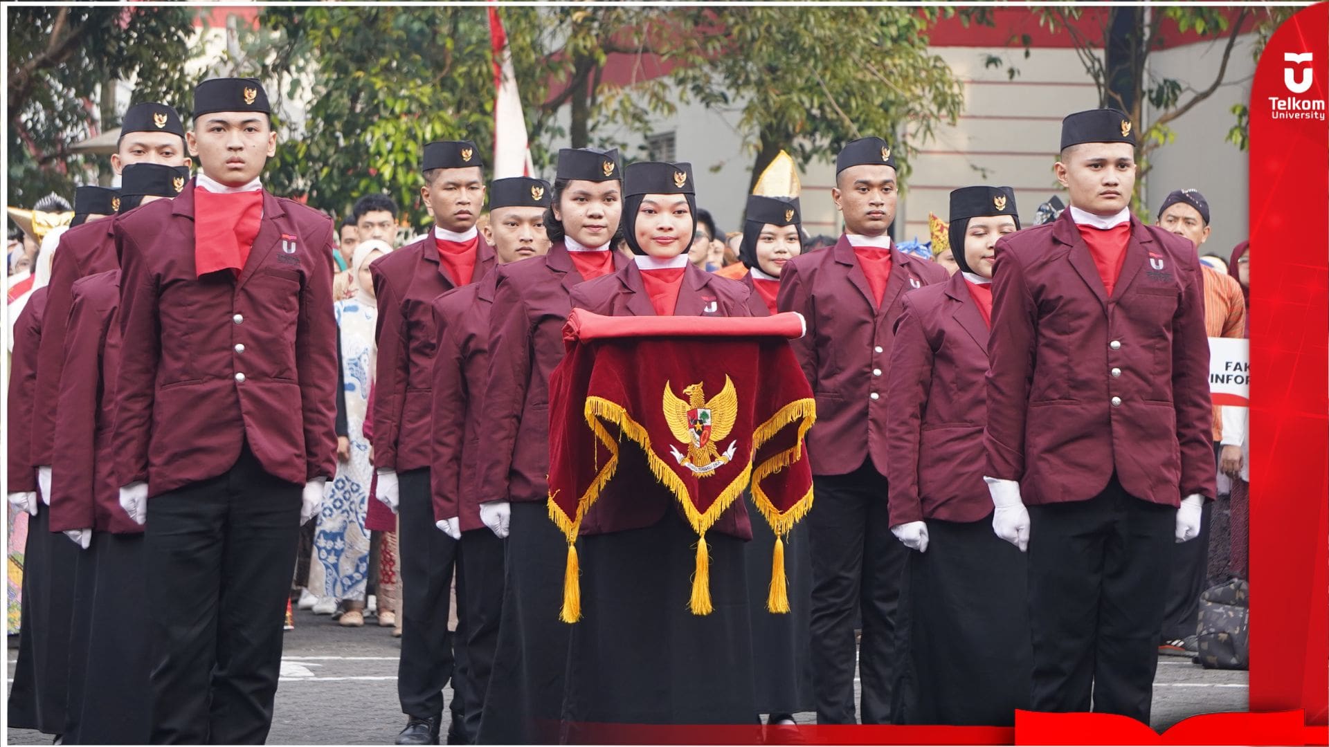 Rayakan 79 Tahun Kemerdekaan Republik Indonesia, Telkom University Gelar Upacara dan Anugerah ...