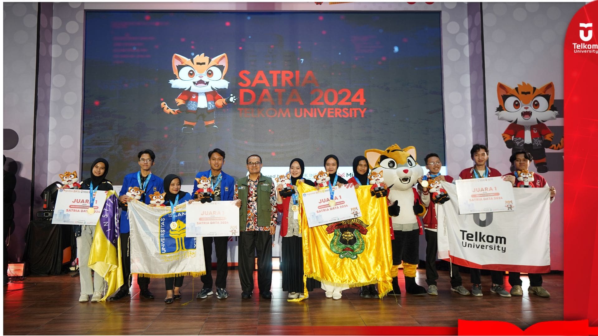 Telkom University Suskes Gelar Satria Data, Berikut Daftar Para Pemenang Satria Data 2024 ...