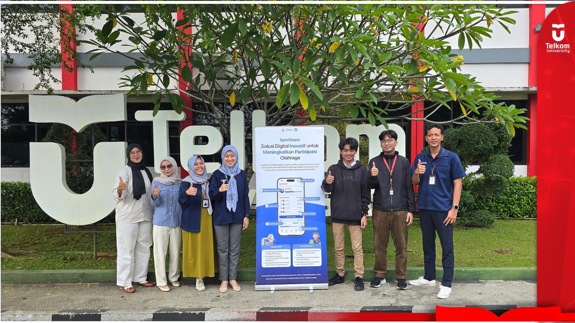 Mahasiswa Tel-U Hadirkan SportQuest, Platform Digital yang Bikin Kelola ...